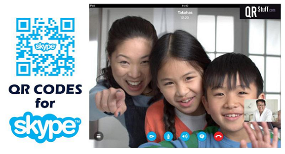 QR Codes For Skype Calls - QRStuff.com