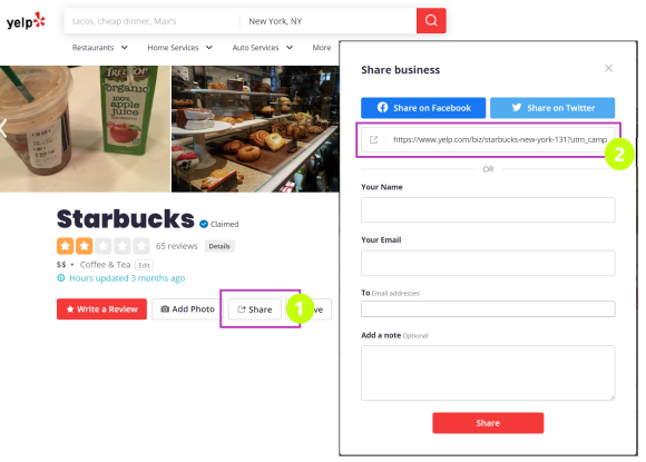 Using QR Codes to Get Yelp Reviews - QRStuff.com